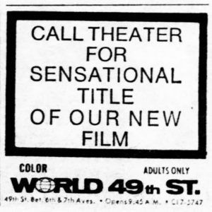 DEEP THROAT PREMIERED TODAY IN 1972! – ULTRA FLESH ARCHIVES